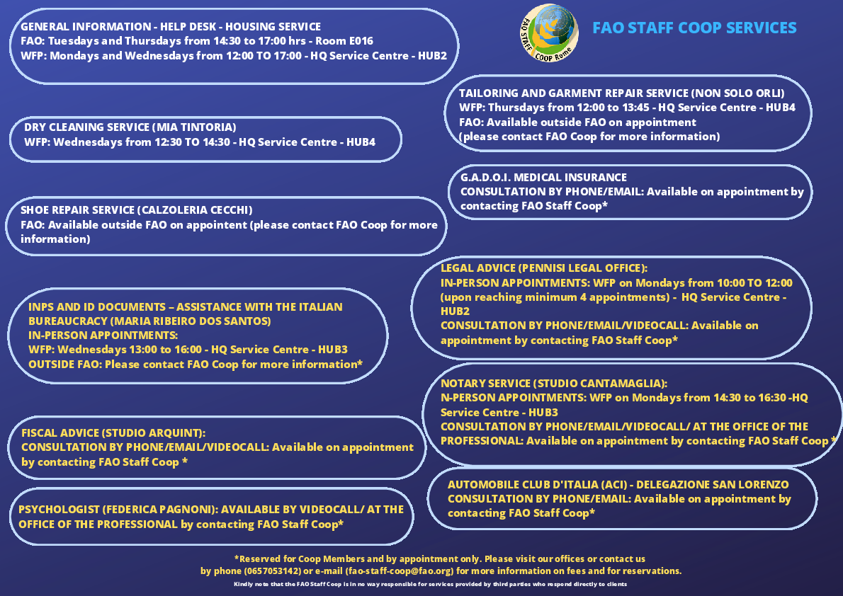 FAO STAFF COOP Homepage - FAO Staff Coop